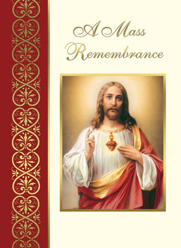 'A Mass Offering' Mass Card for the Deceased