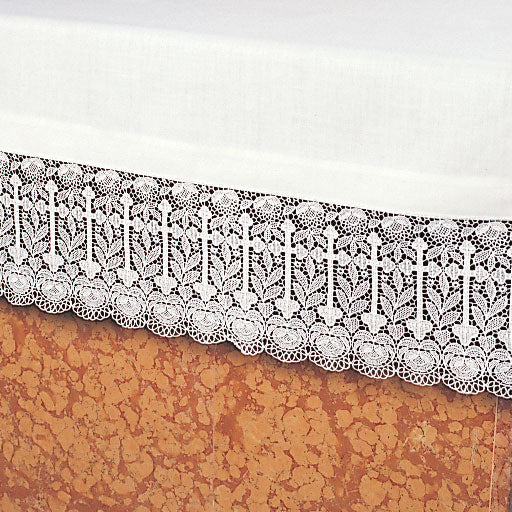 Lace with Cross Embroidery #5700