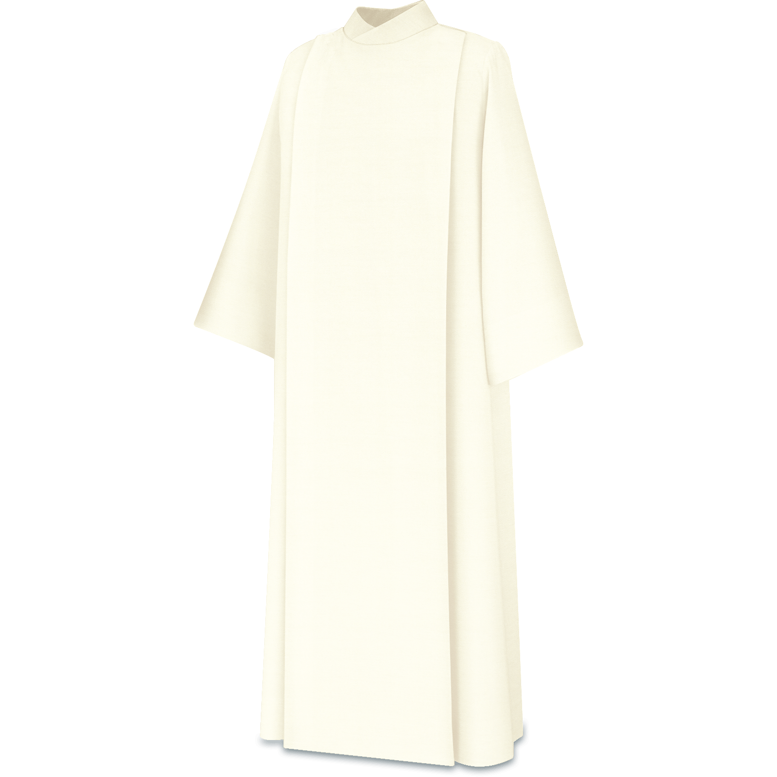 Plain White Front Wrap Alb