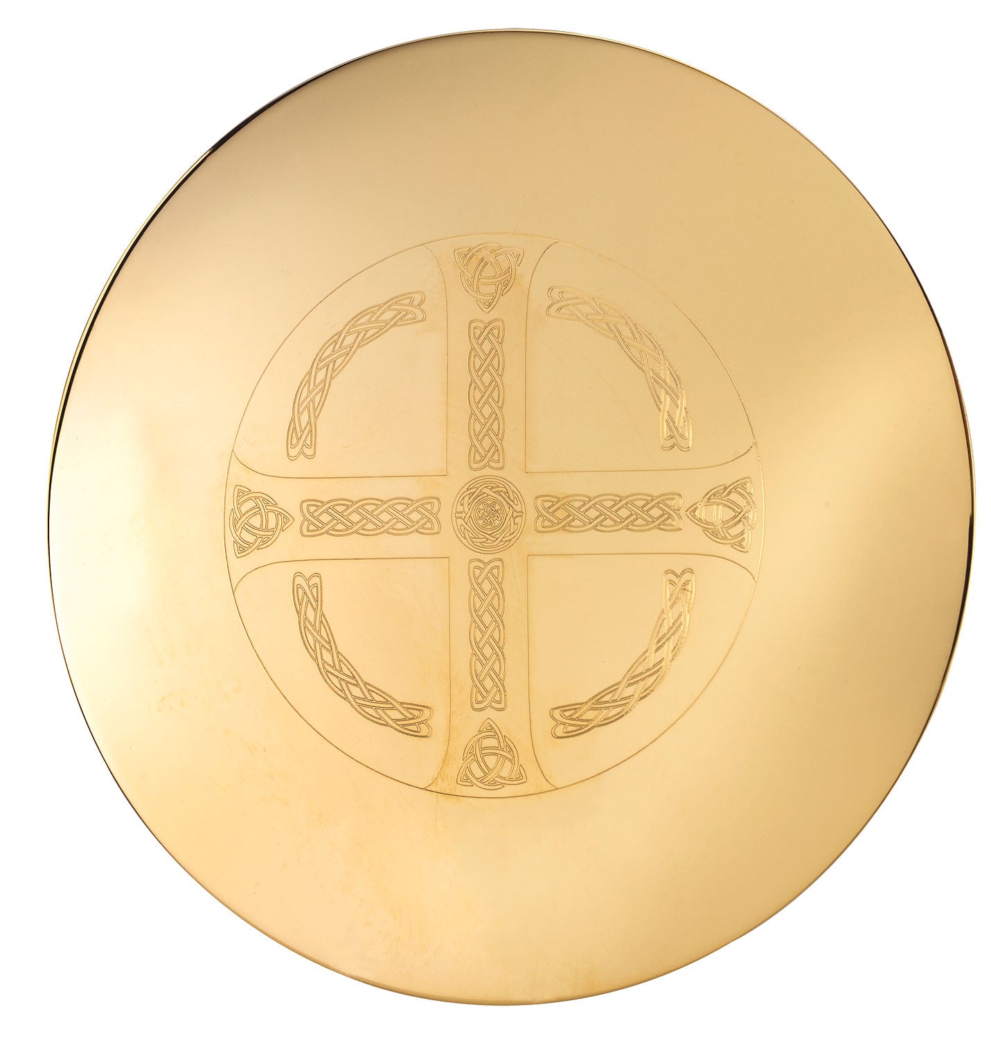 Scale Paten with Engraved Celtic Maltese Design 371G
