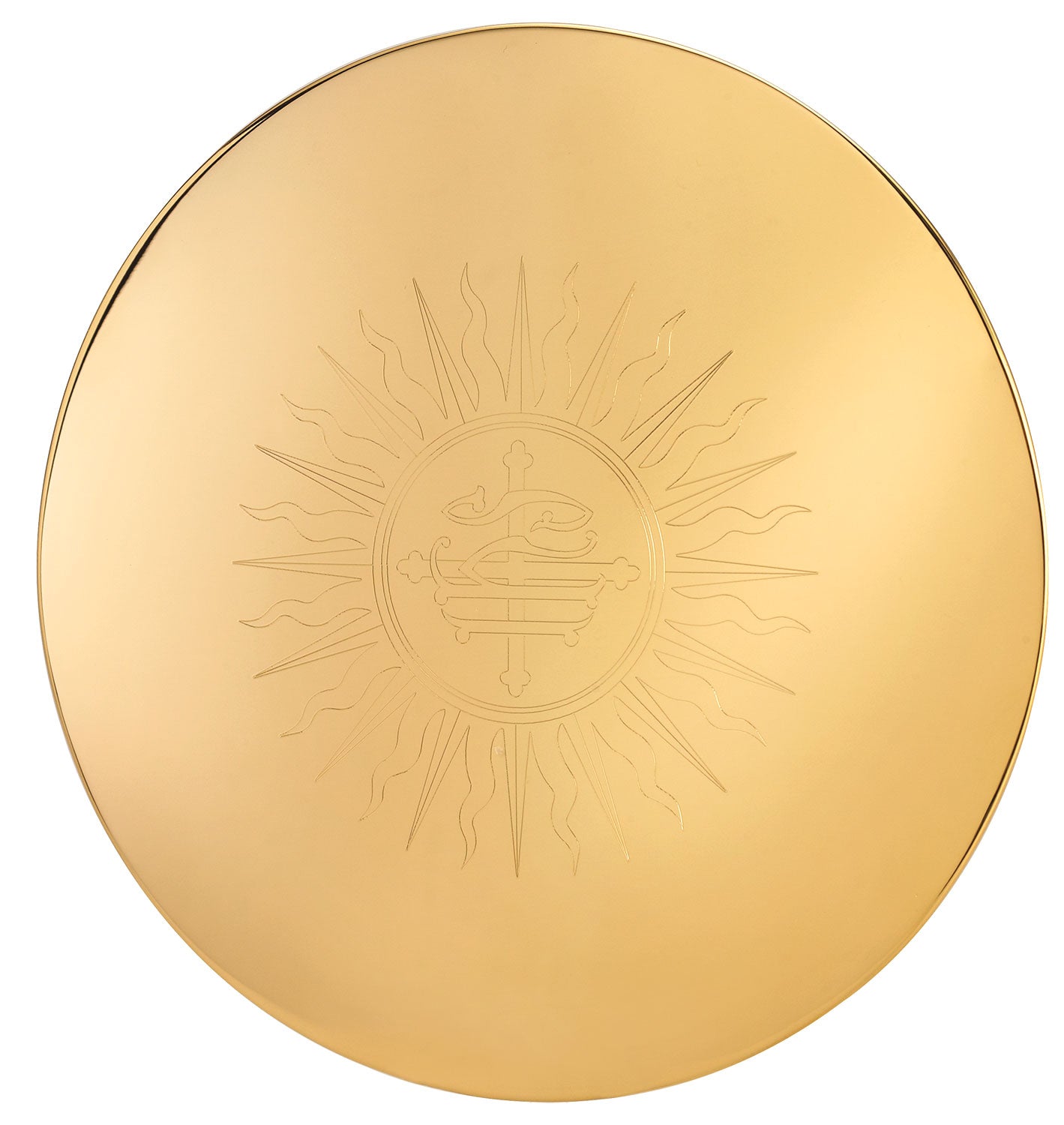 Scale Paten with Engraved IHS Design