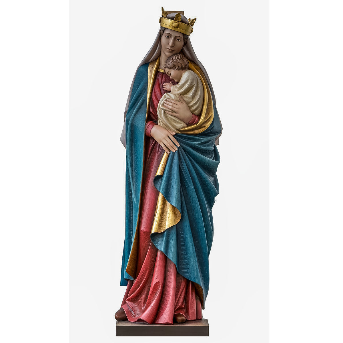 Wood Statue of Our Lady Seat of Wisdom