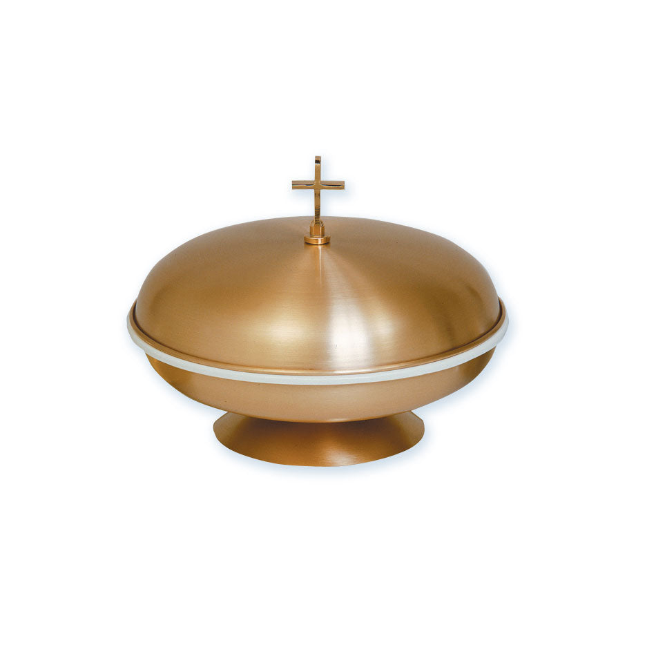 Baptismal Bowl, Bronze, with Liner and Cover
