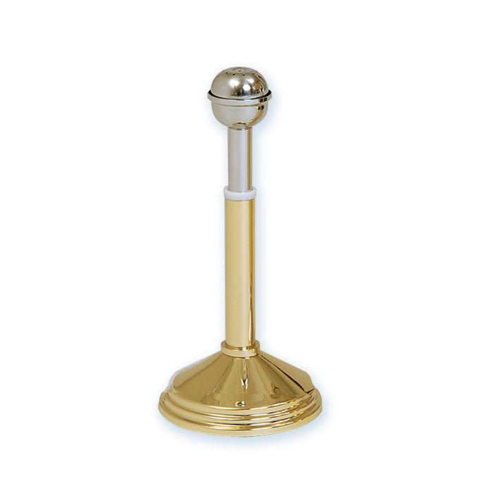Holy Water Sprinkler and Stand, Brass