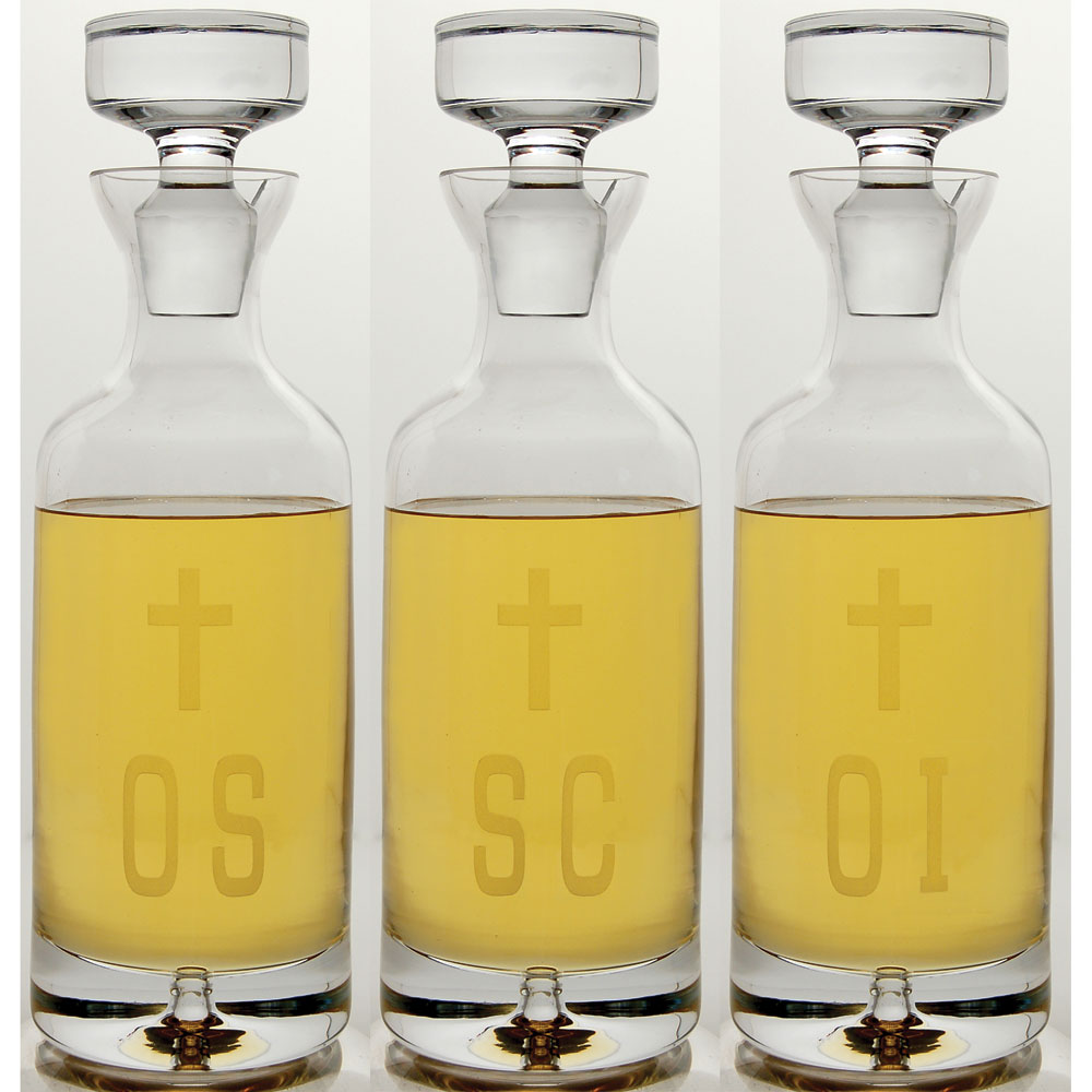 Chrismal Set | Ambry Set | Holy Oil Containers | 32 oz