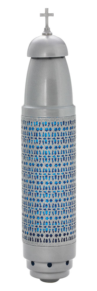 Cemetery Light | Eternal Light | Blue with Silver Filigree