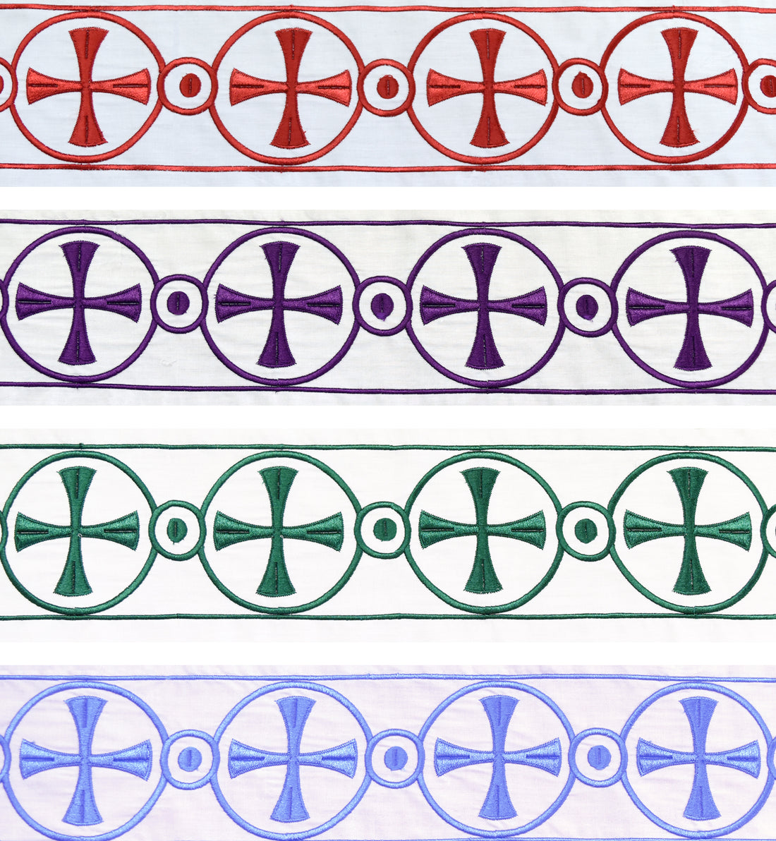 Fitted Alb with Colored Banding | 5 colors