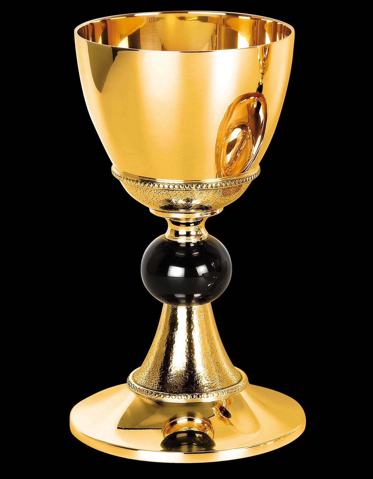 Chalice | Gold w Black Node | Pope Francis Collection