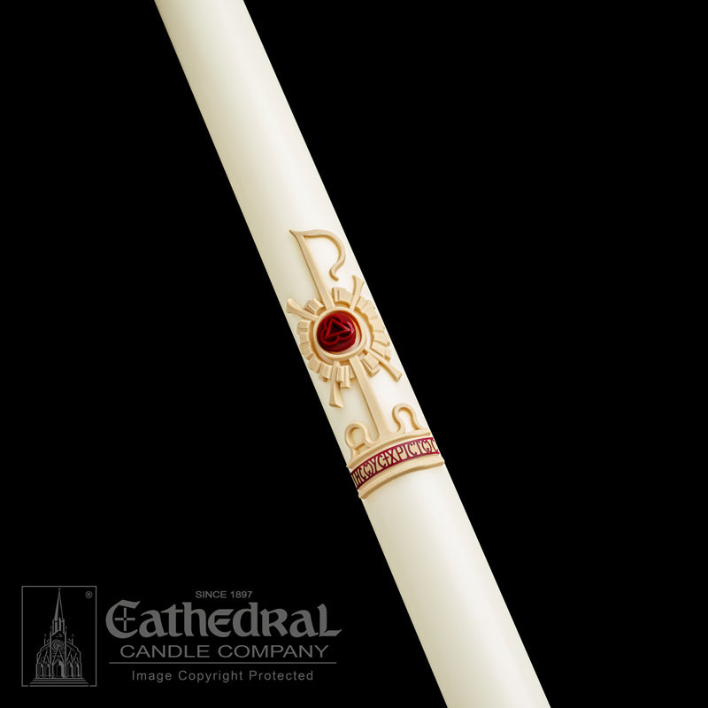Paschal Candle | Holy Trinity | Sculptwax