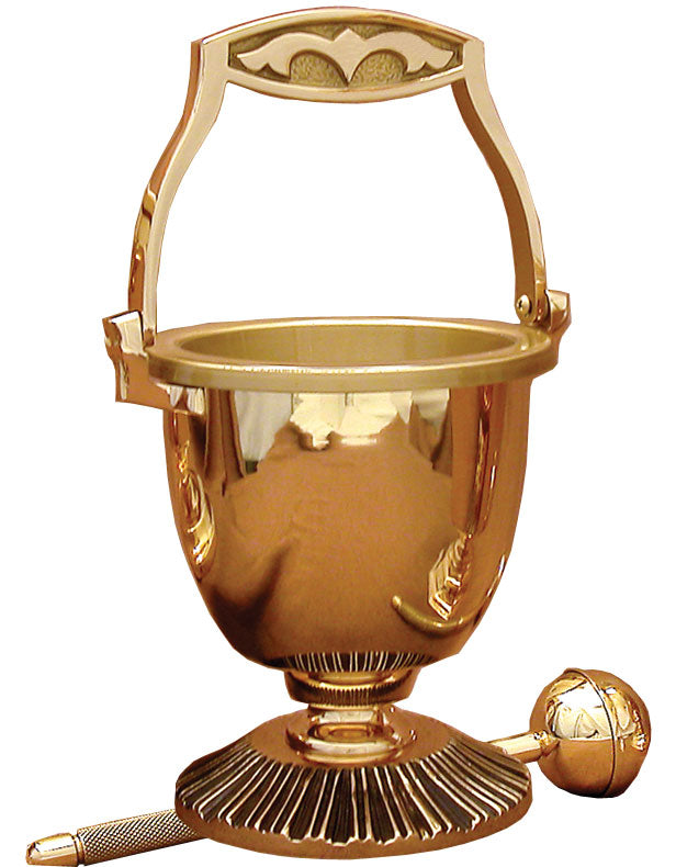 Holy Water Pot and Sprinkler