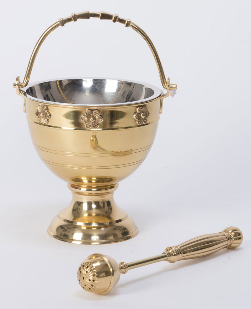 Holy Water Bucket and Sprinkler