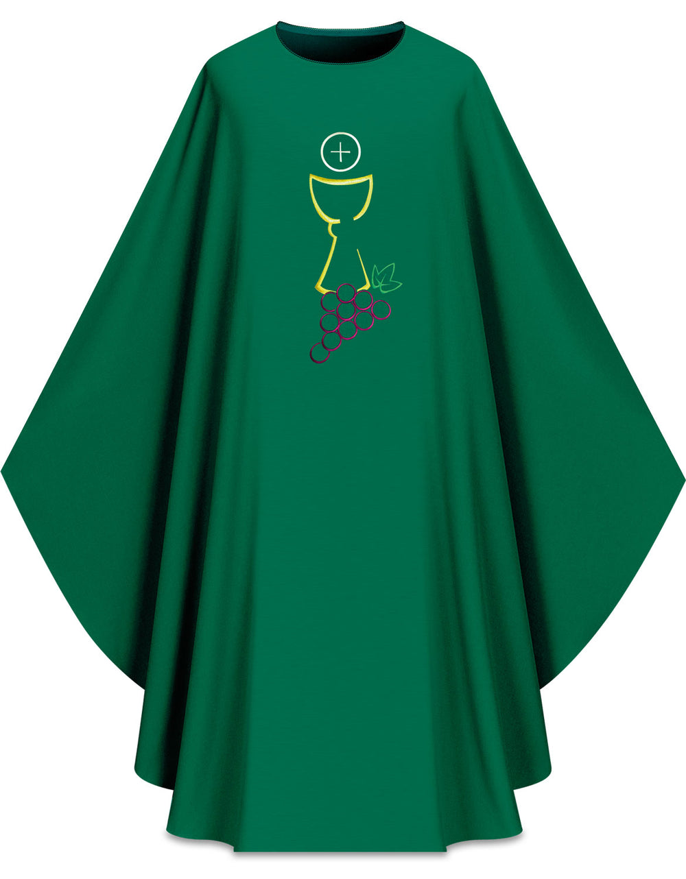 Chasuble | Lightweight | Chalice Grapes Eucharist Motif