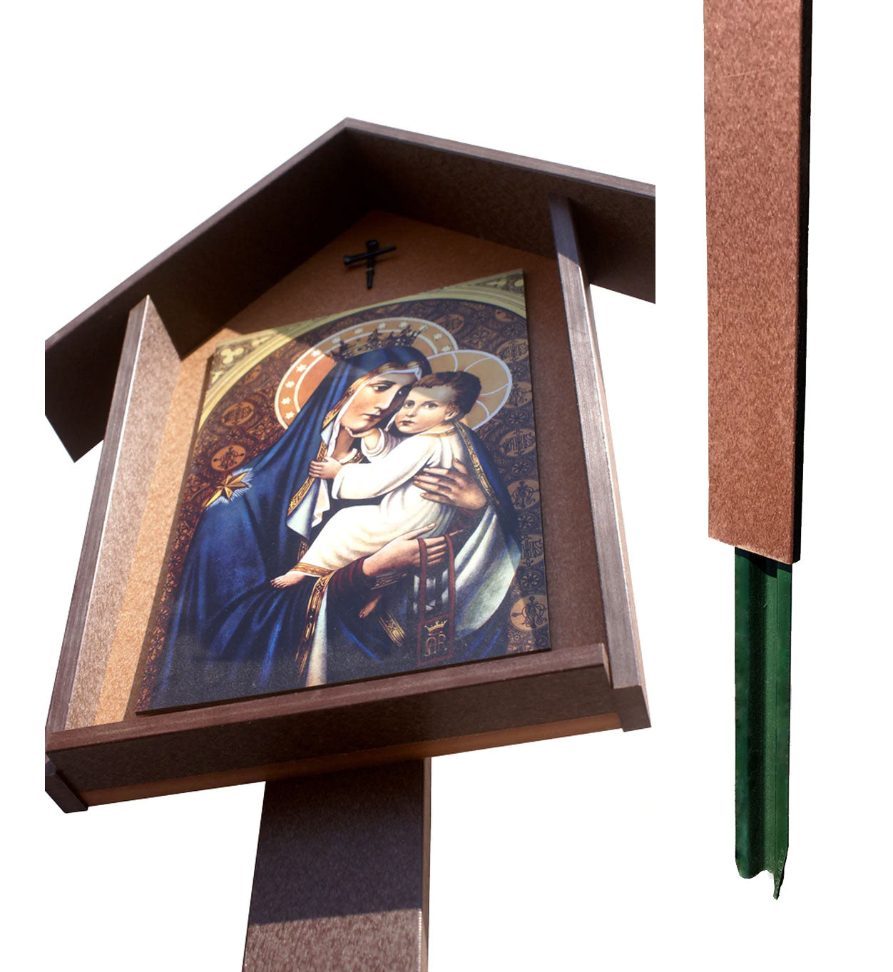 Mounting Stakes for Stations of the Cross Shrines | Set of 14 |84 inch