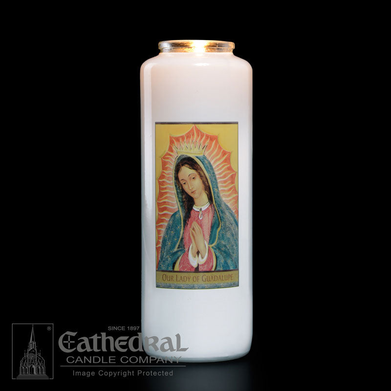 Our Lady of Guadalupe Patron Saint Candle