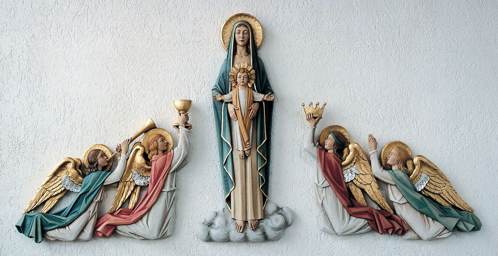 Our Lady Queen of Angels Statue | Demetz