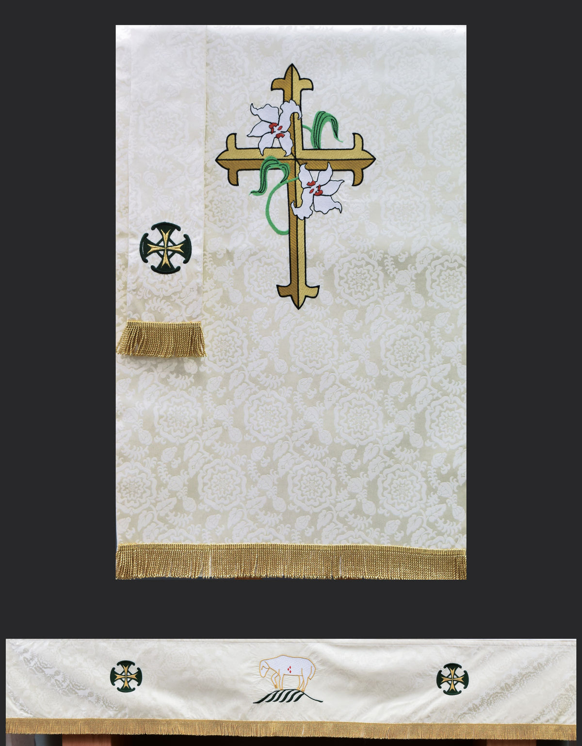 Parament Set | Easter Lily Cross | Lamb