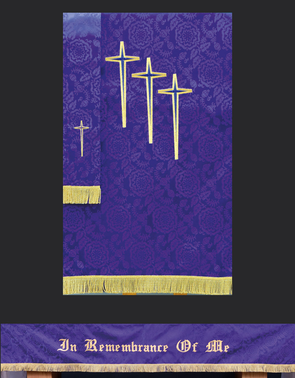 Parament Set | Three Crosses | In Remembrance of Me