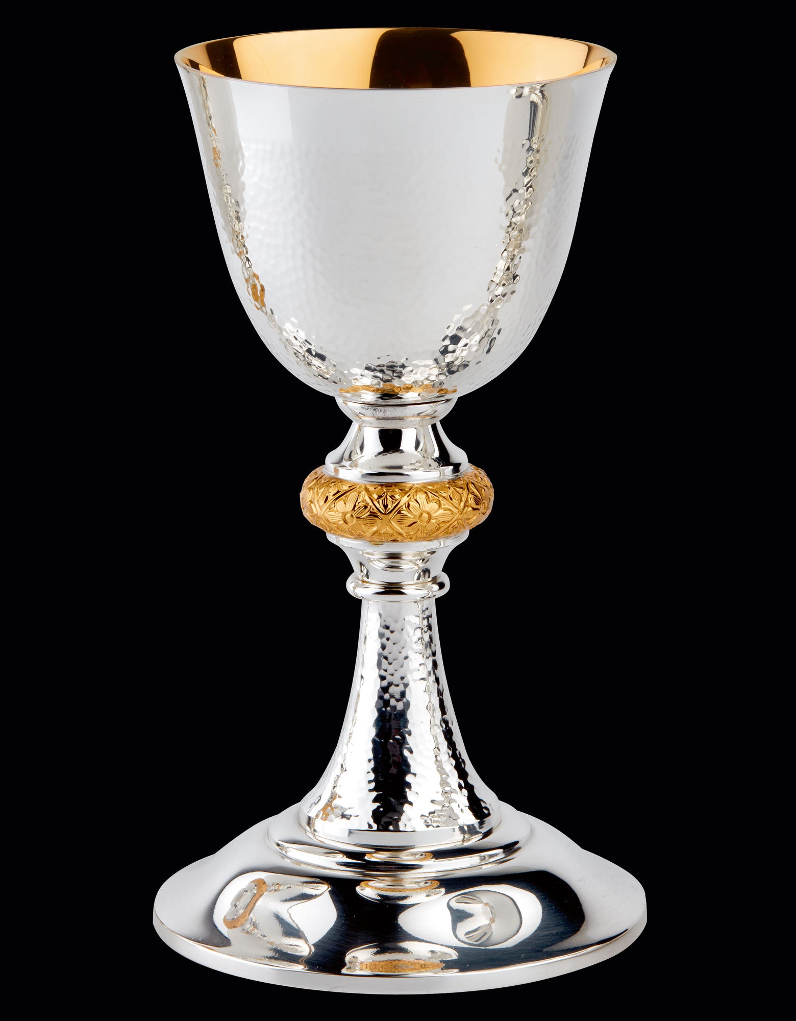 Silver Chalice | Gold Node | 11 oz