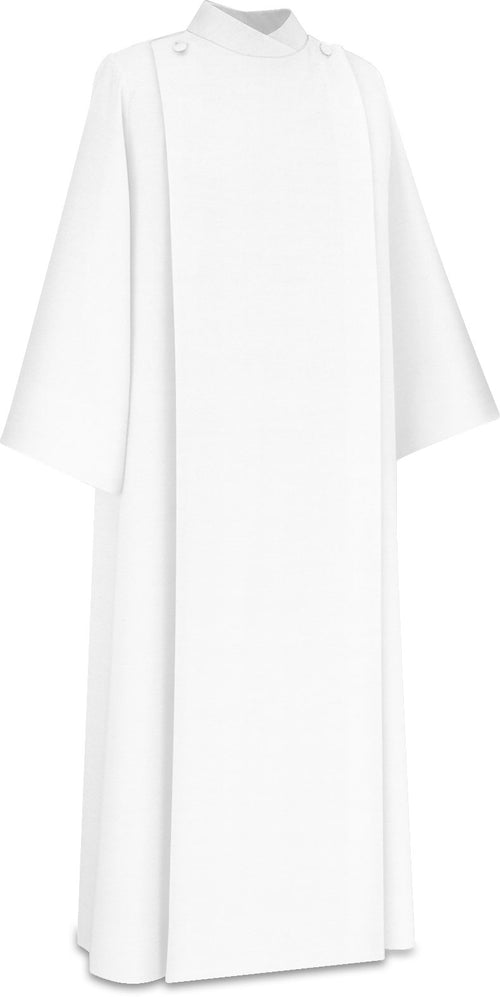 Women's Alb, front wrap, coat style